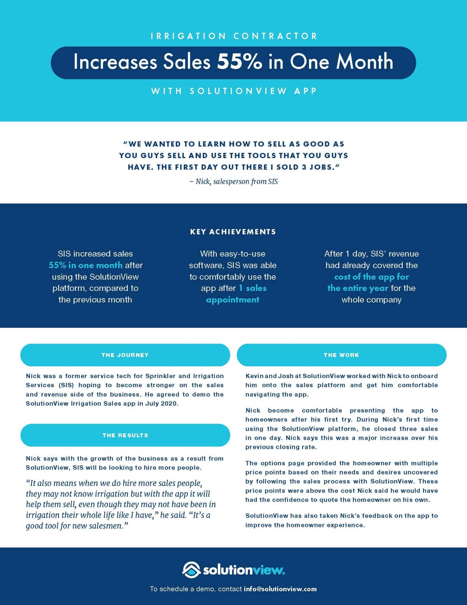 Contractor Increases Sales 55% in First Month on SolutionView ...